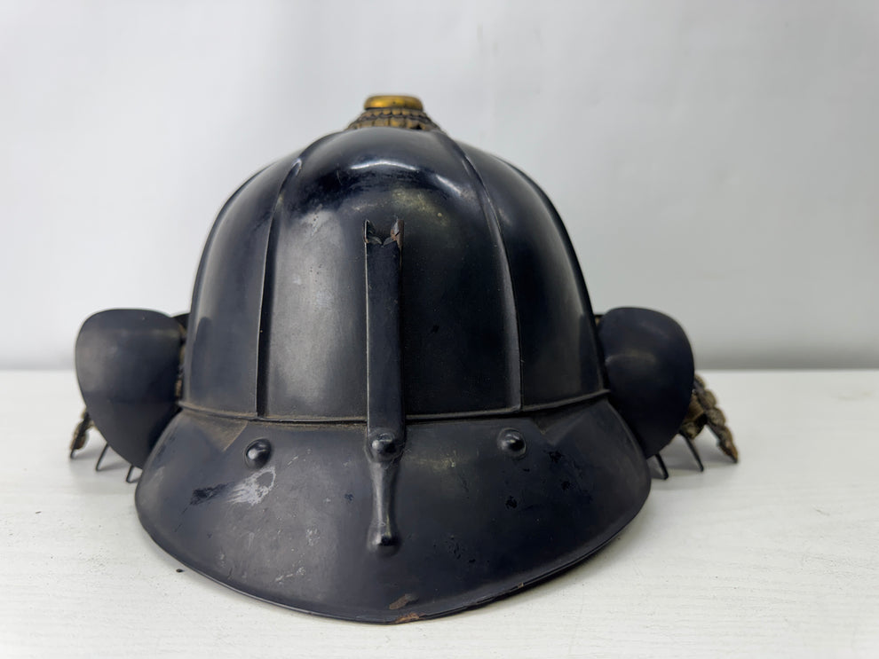 Y10026 KABUTO Iron 8 seam Helmet Yoroi Samurai bushi Japan antique arm ...