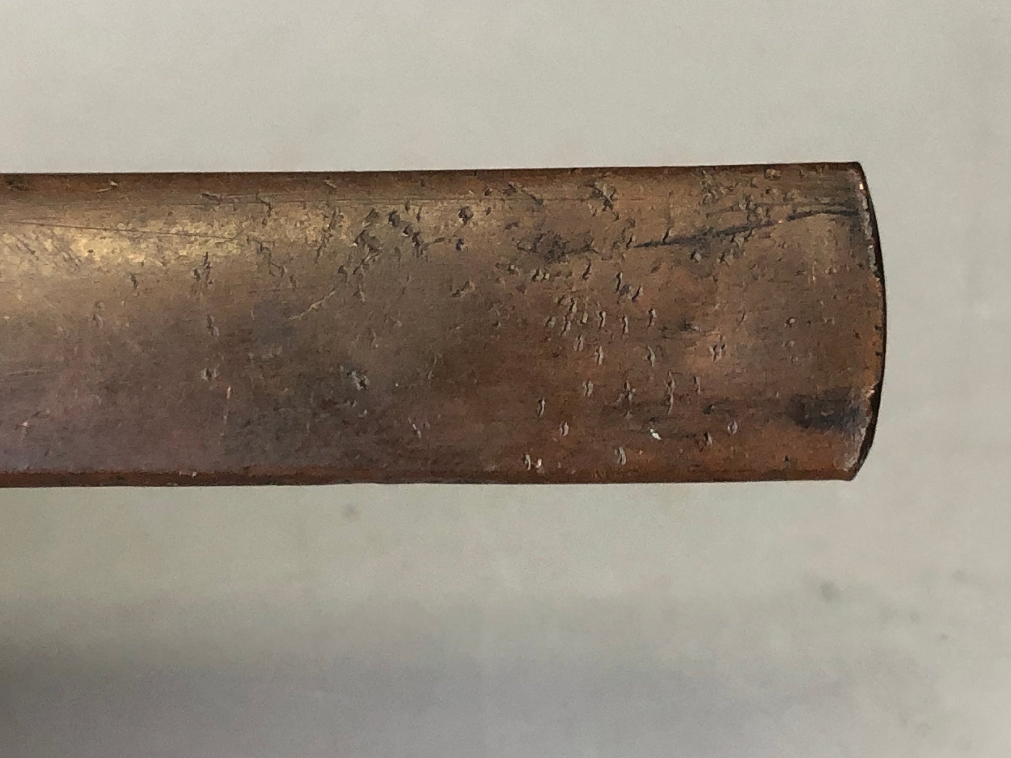 Y7879 TSUKA Japanese small sword accouterment Koshirae tsuba antique K ...