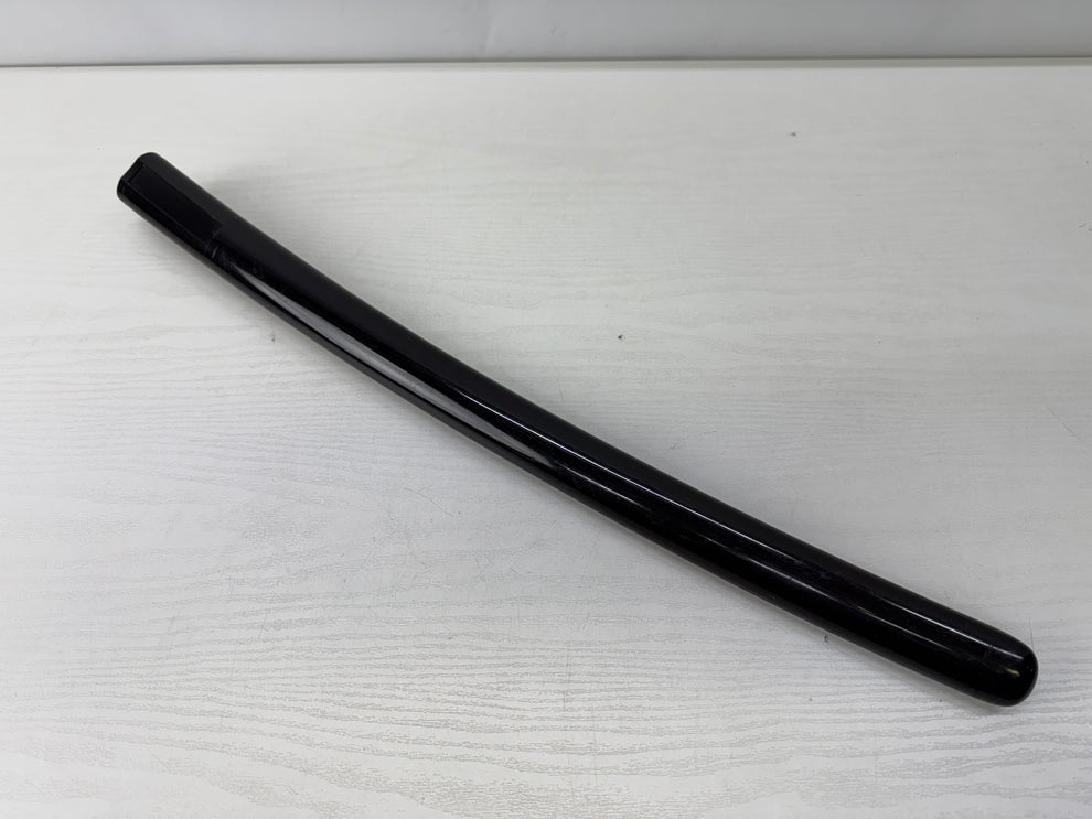 Y9886 SAYA black lacquer Wakizashi sheath Japan antique samurai katana ...