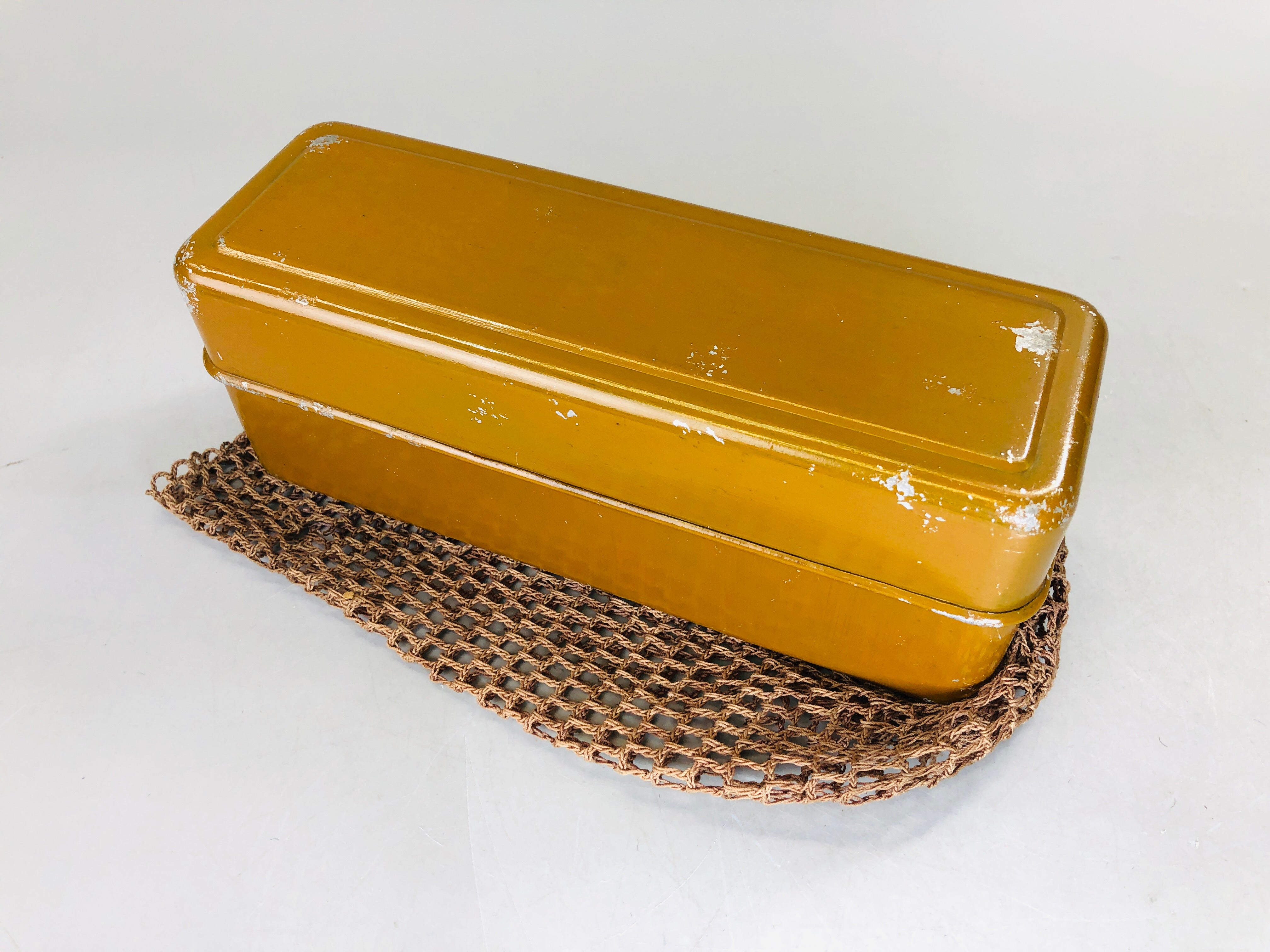 Y6255 [VIDEO] Imperial Japan Army Military Lunch box net engraving Jap ...